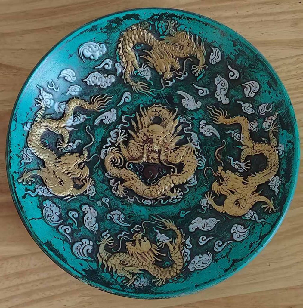 图片[1]-清玉器古盘-国博文物